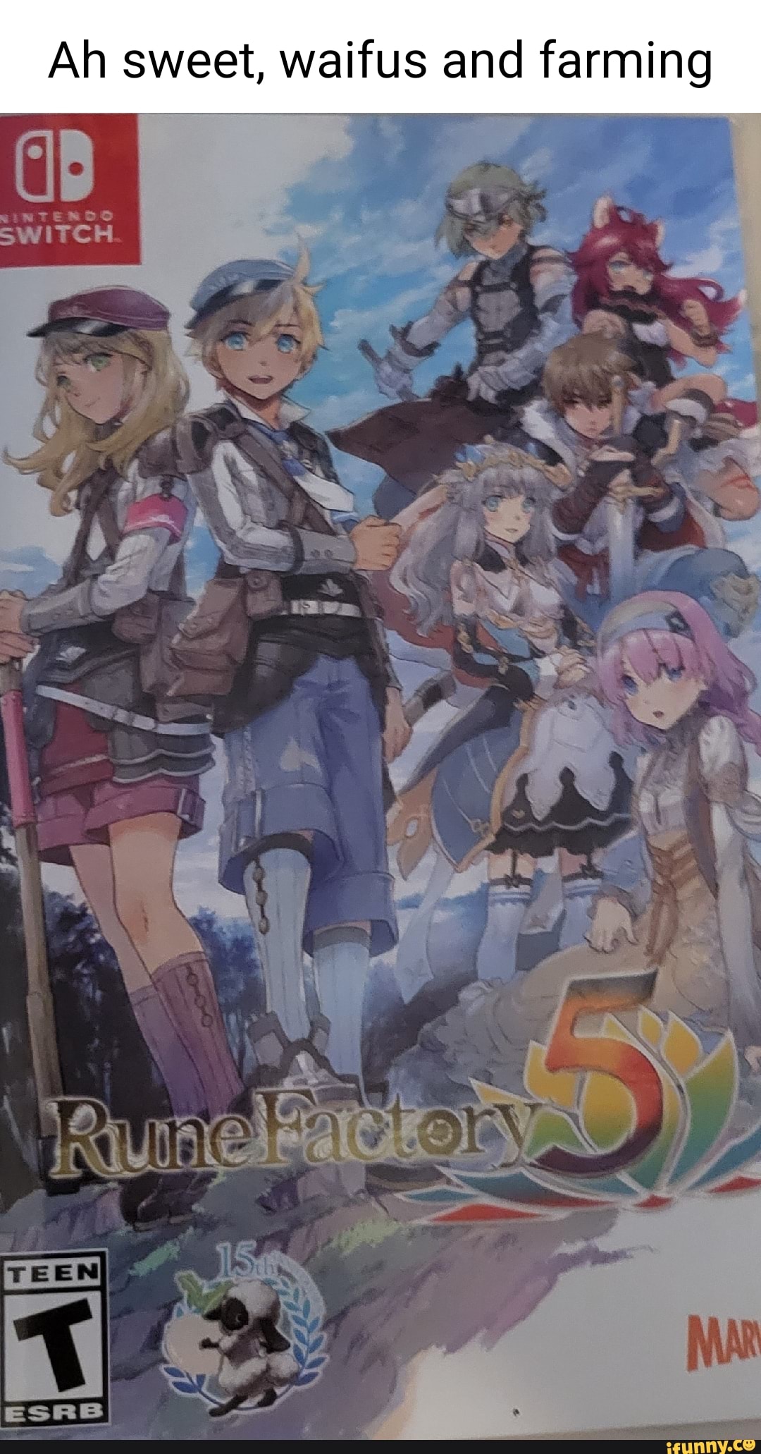 Ah sweet, waifus and farming SWITCH x fes. - iFunny