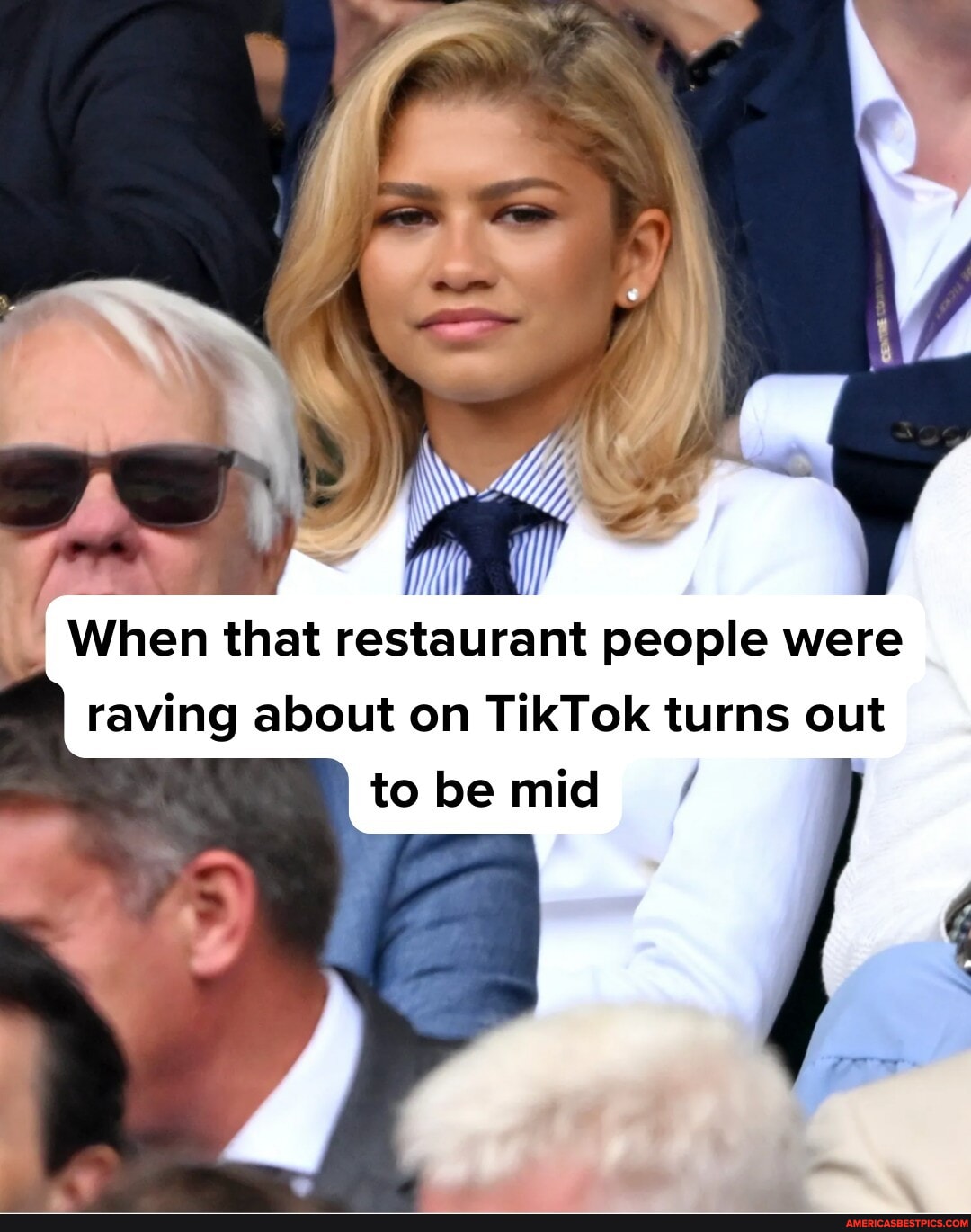 Zendaya's always gonna do two things: 1.) Look good and 2.) give us a ...