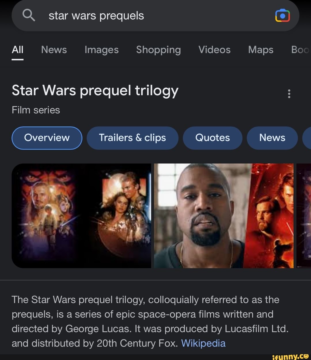 Star wars prequels (e) All News Images Shopping Videos Maps Bo Star ...