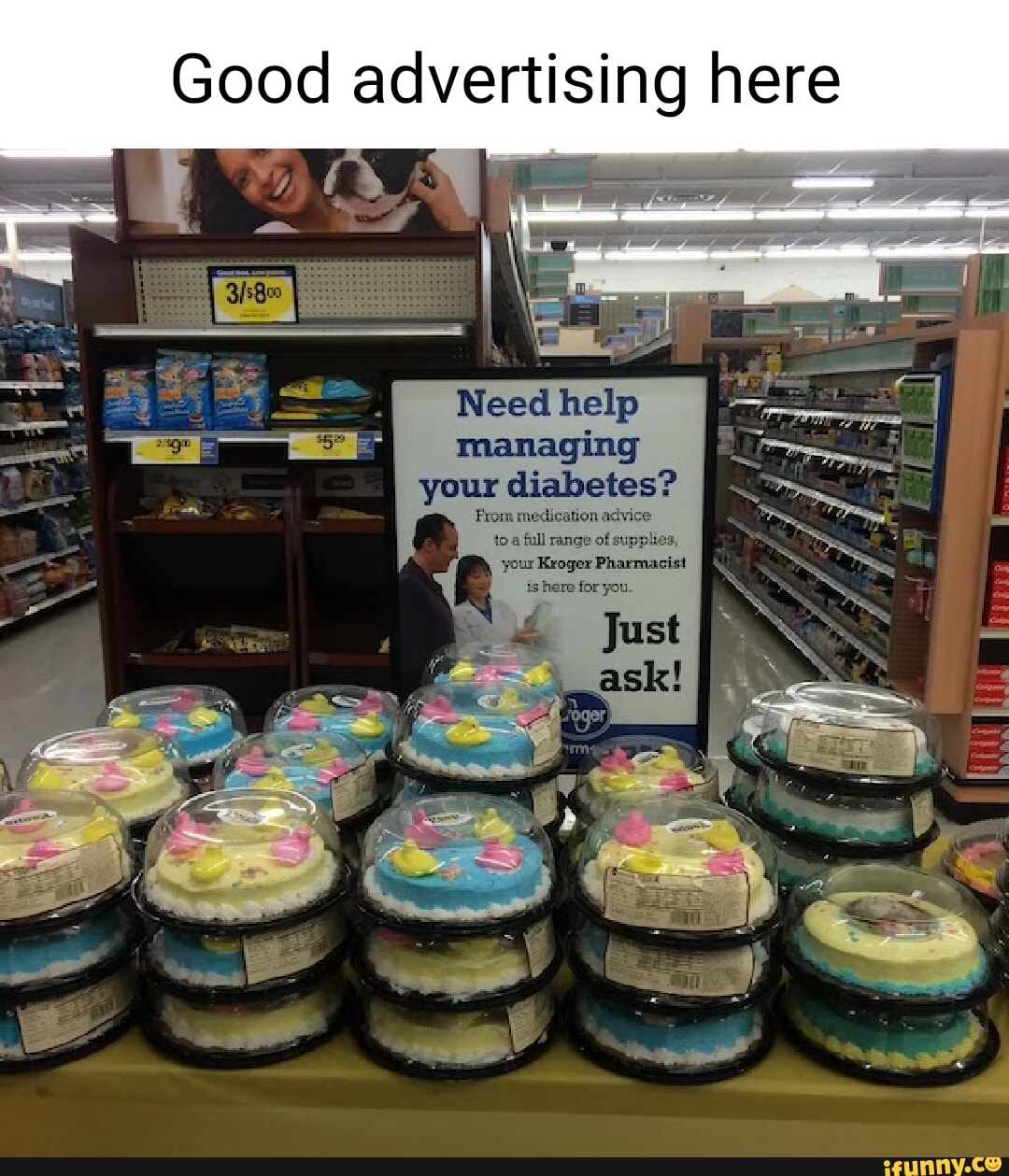 Good advertising here Need help managing your diabetes? From medication ...