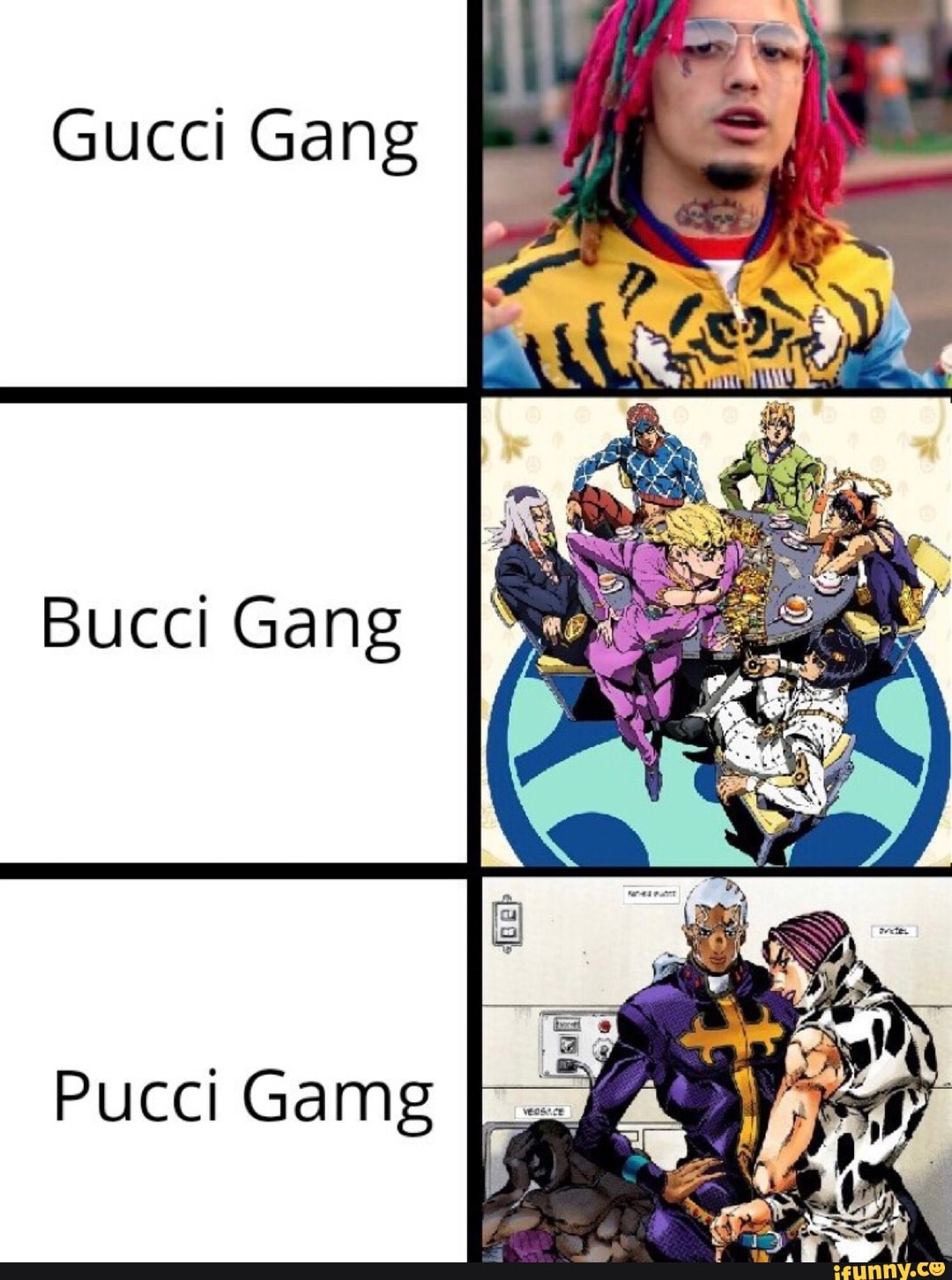 Gucci Gang Bucci Gang Pucci Gamg - iFunny