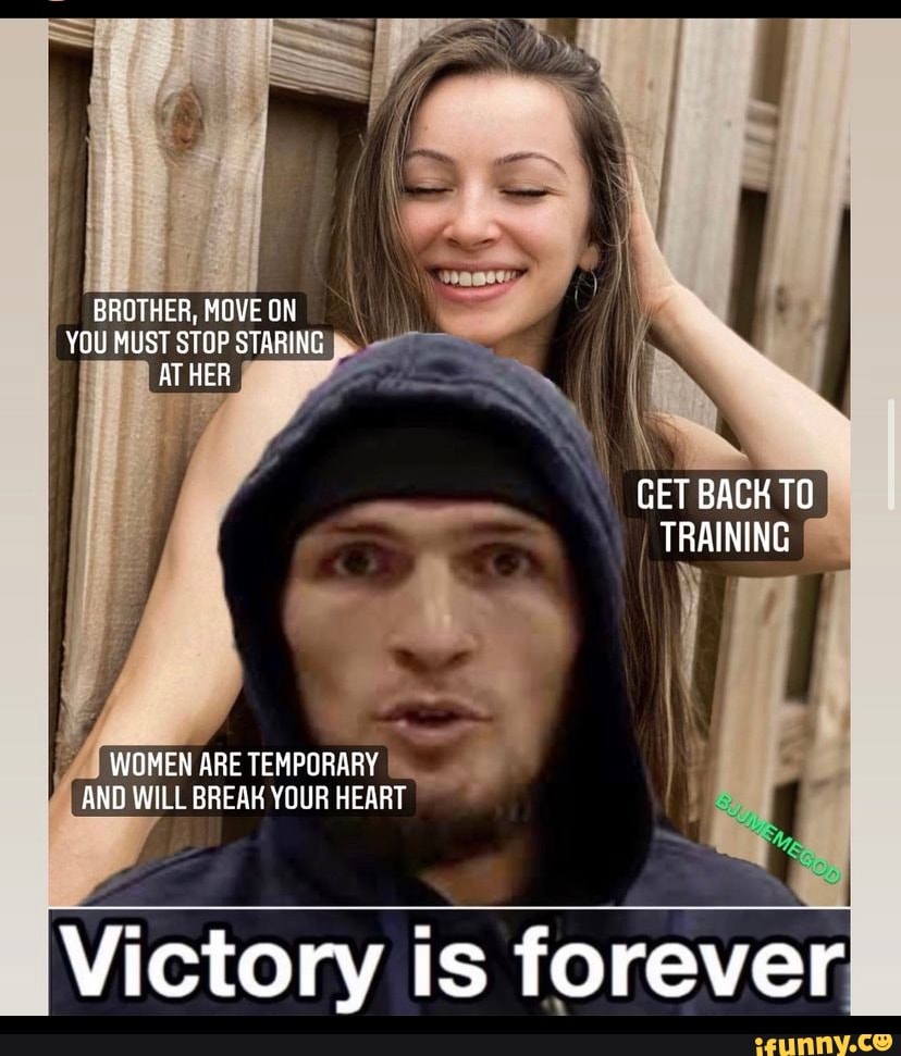 BROTHER, MOVE ON YOU MUST STOP STARING AT HER GET BACK TO TRAINING ...