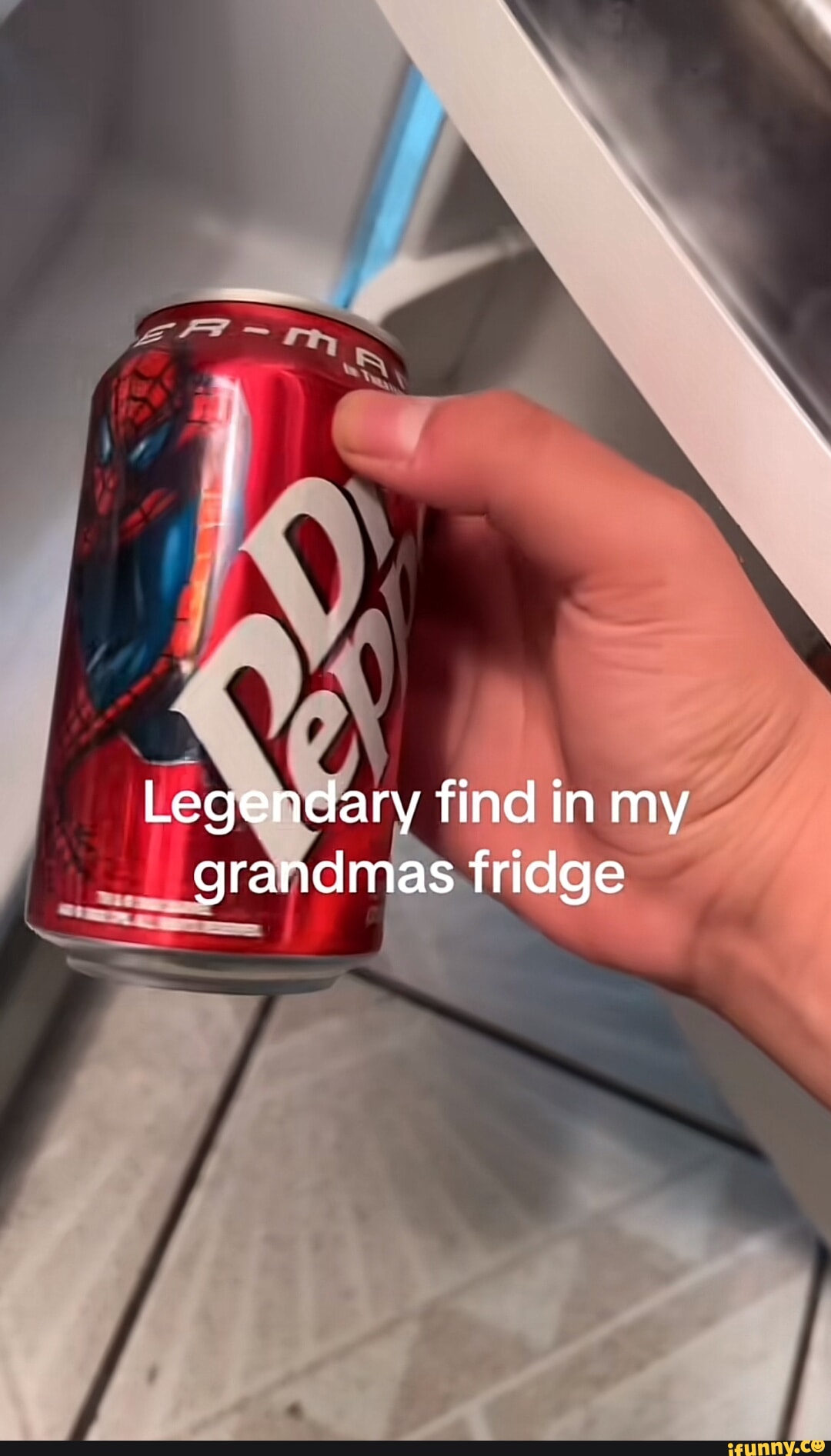 Legendary find in my grandmas fridge - iFunny