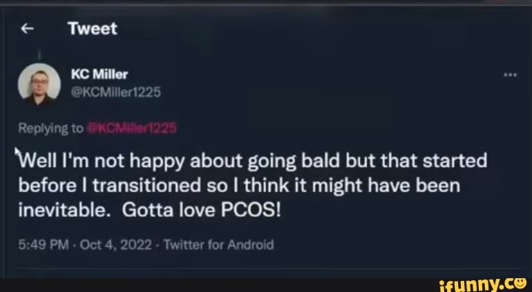 Tweet KC Miller @KCMiller1225 Replying to 'Well I'm not happy about ...