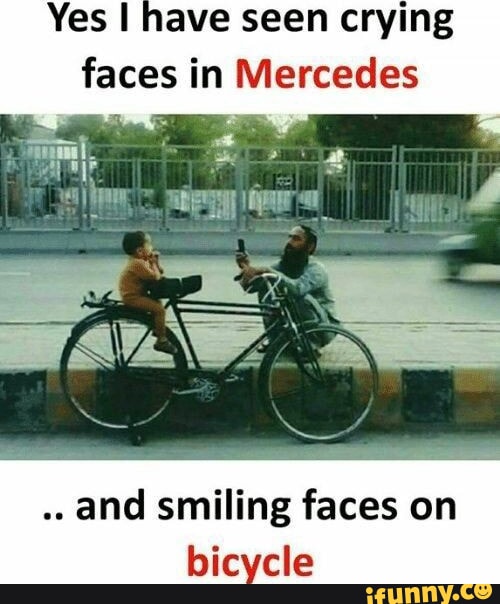 Yes I have seen crying faces in Mercedes oo and smiling faces on ...