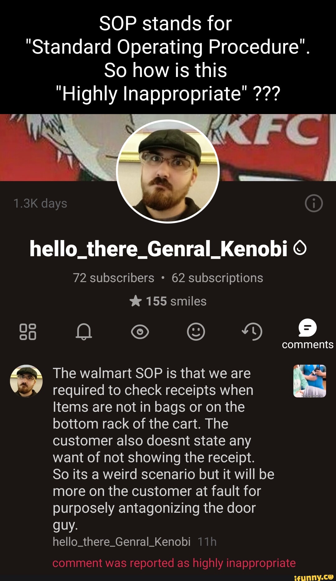 SOP stands for "Standard Operating Procedure". So how is this Highly ...