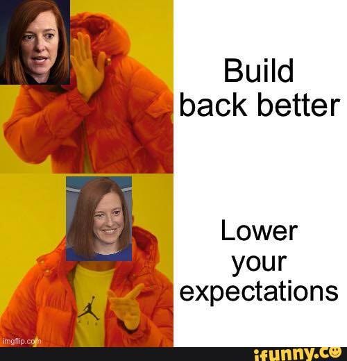 Build back better Lower your expectations - iFunny