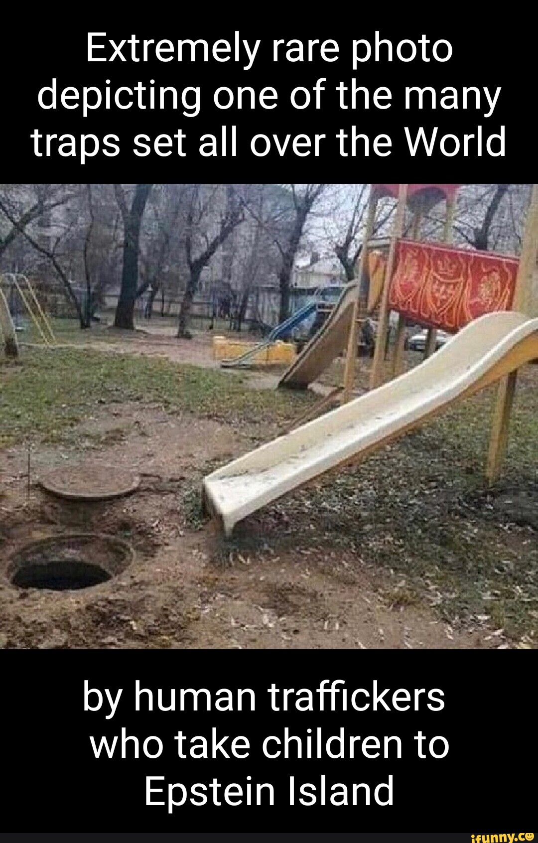 Extremely rare photo depicting one of the many traps set all over the ...