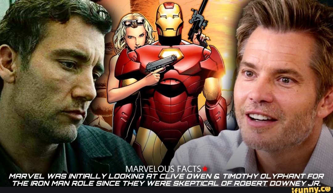MARVELOUS FACTS MARVEL WAS INITIALLY LOOKING AT CLIVE OWEN & TIMOTHY OL ...