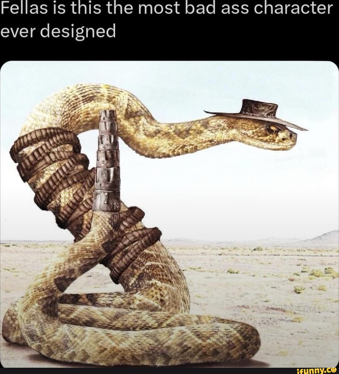 Fellas is this the most bad ass character ever designed - iFunny