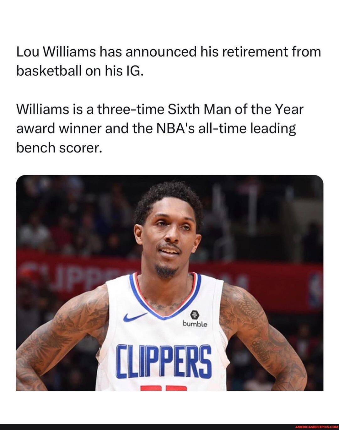 Congratulations to Lou Williams! 🔥 Is Lou Williams the greatest Sixth ...