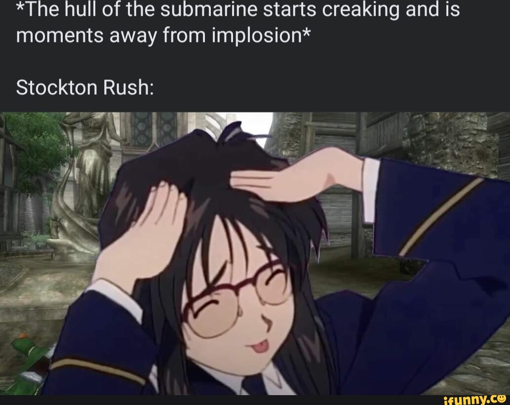 *The hull of the submarine starts creaking and is moments away from ...