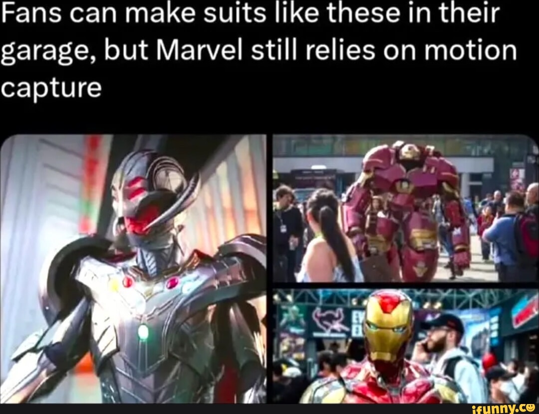 Fans can make suits like these in their garage, but Marvel still relies ...