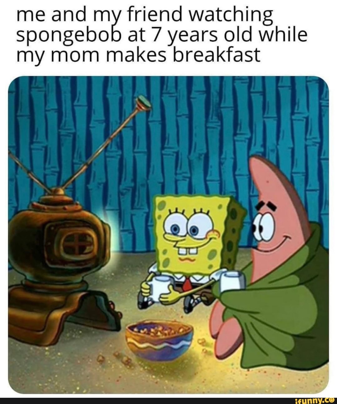 Spongebob Eating Breakfast