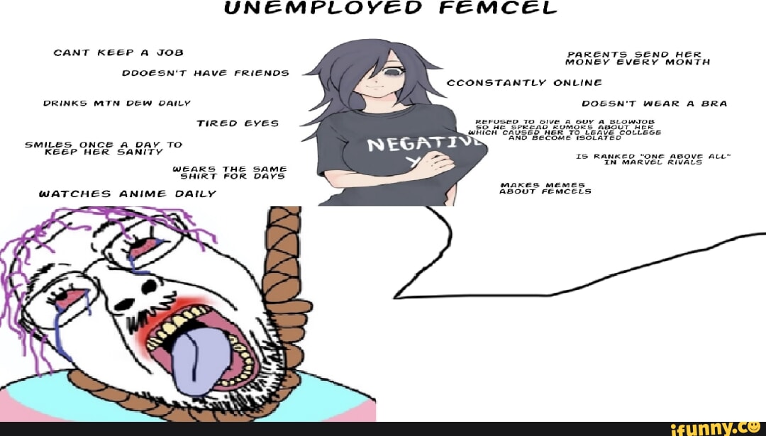 UNEMPLOYED FEMCEL CANT KEEP A JOB PARENTS SENO H. er MONEY EVERY MONTH ...