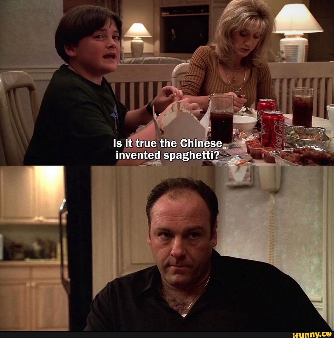 Is it true the Chinese invented spaghetti? - iFunny