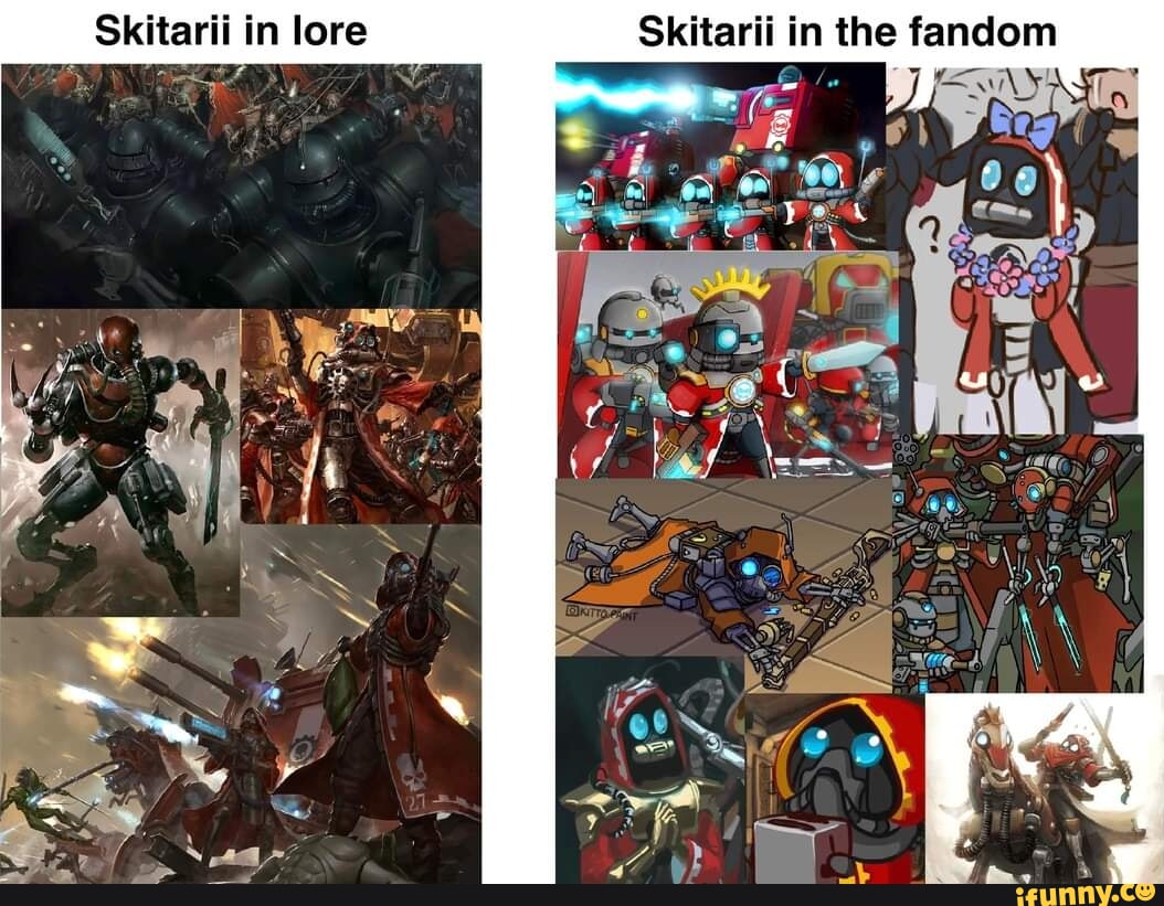 Skitarii in lore Skitarii in the fandom - iFunny