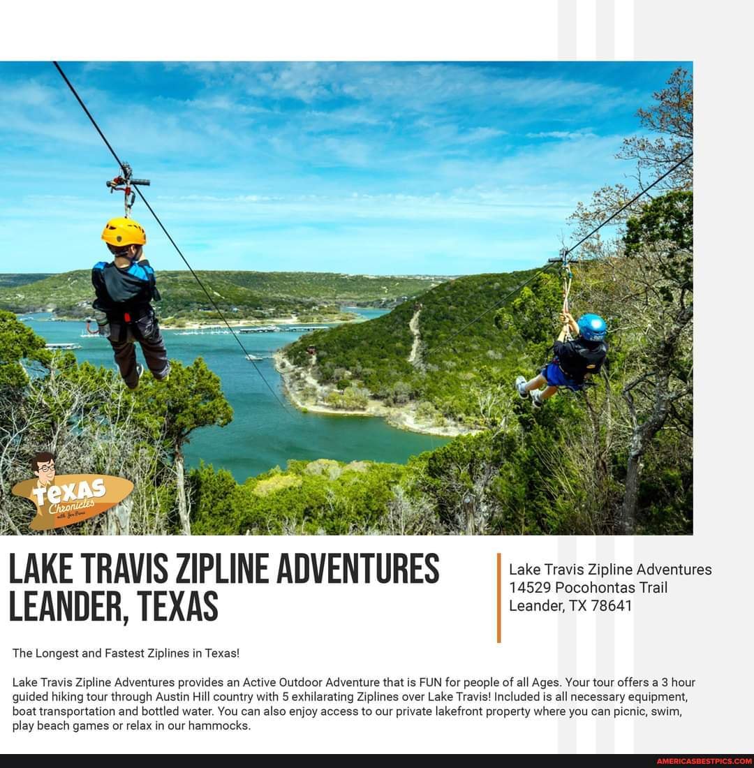 Lake Travis Zipline Adventures Leander, Texas - LAKE TRAVIS ZIPLINE ...