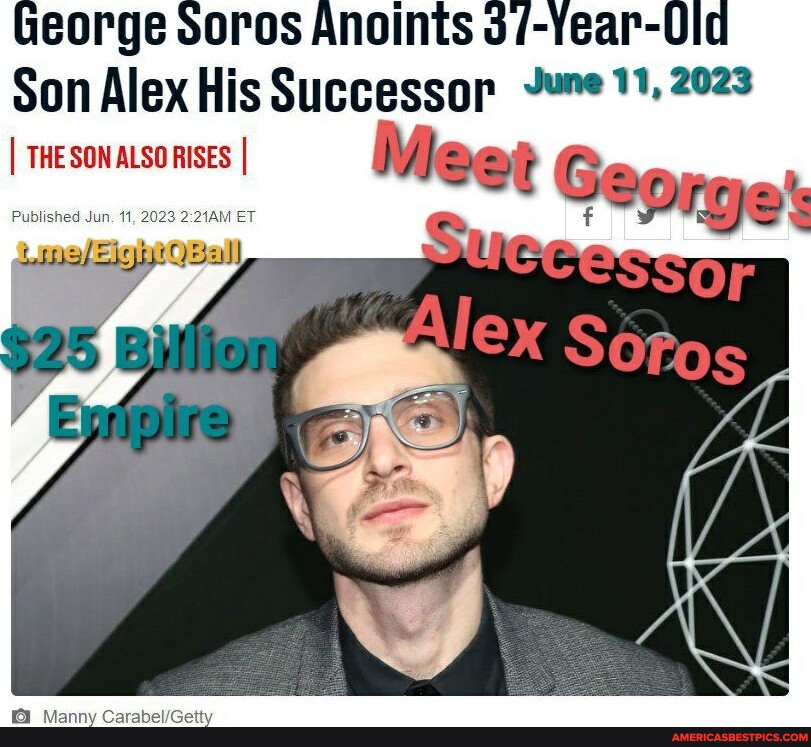 Son Alex His Successor 2023 I THE SON ALSO RISES I Published - America ...