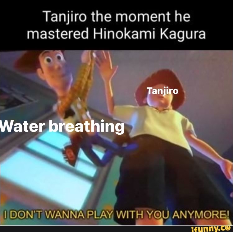 Tanjiro the moment he mastered Hinokami Kagura Tanjiro of Water thin ...