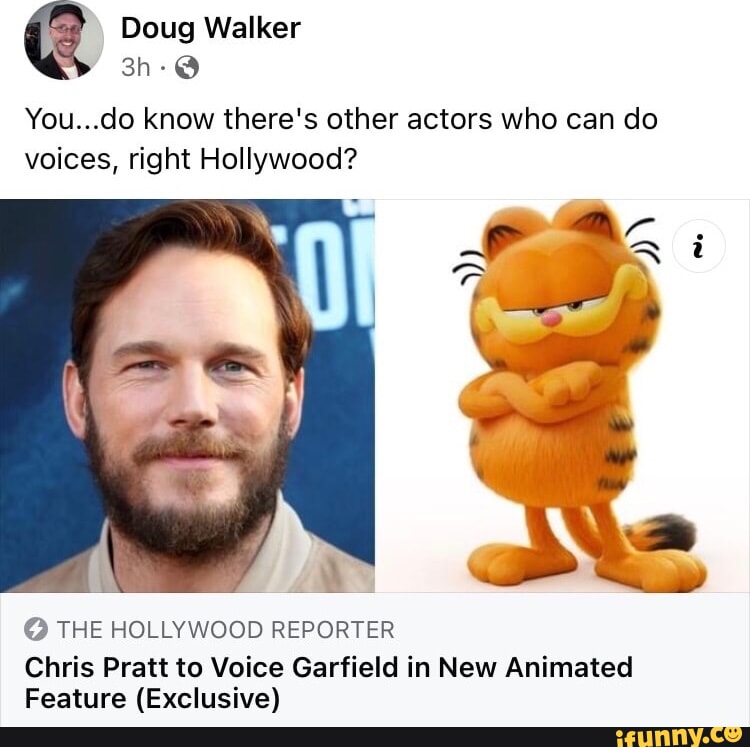 Doug Walker SS/ You...do know there's other actors who can do voices ...
