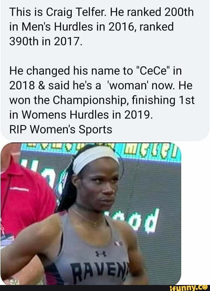 This is Craig Telfer. He ranked 200th in Men's Hurdles in 2016, ranked ...