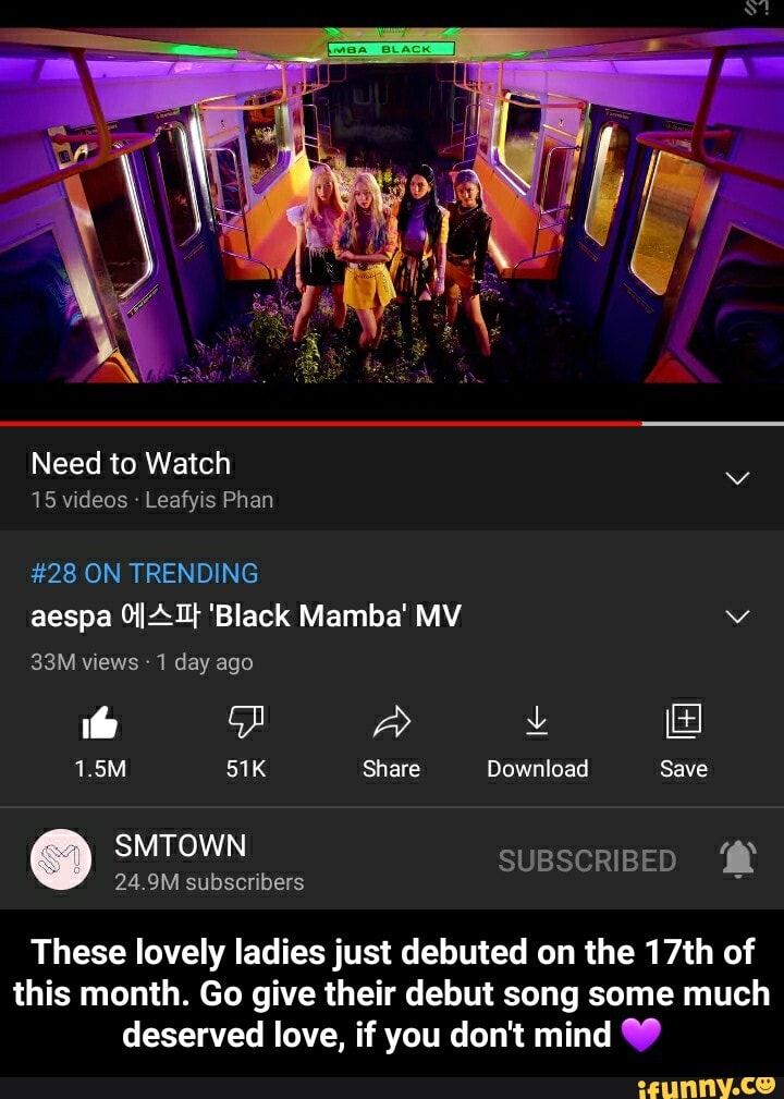Need to Watch 15 videos Leafyis Phan #28 ON TRENDING aespa HALt Black ...