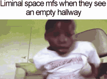 Liminal space mis when they see an empty hallway - iFunny