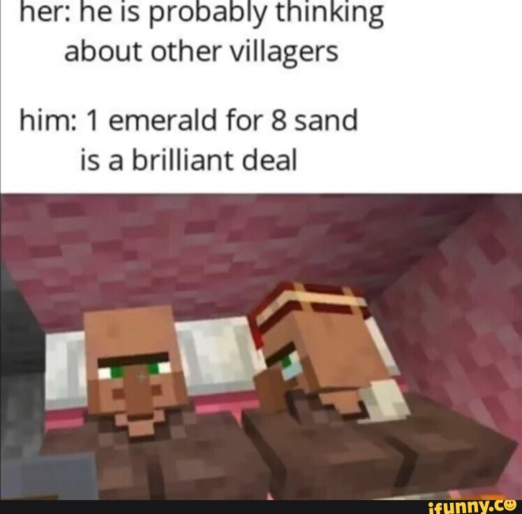Minecraft Villager Meme