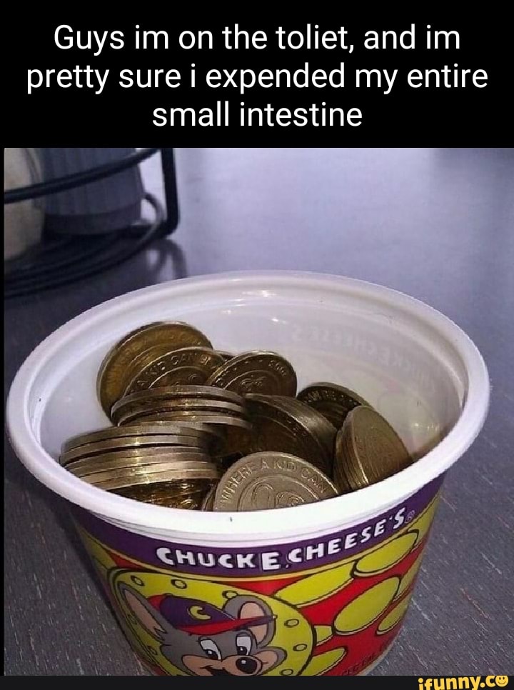 Guys im on the toliet, and im pretty sure expended my entire small ...