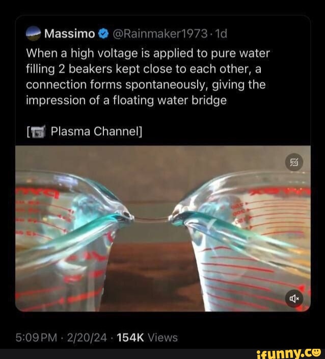 When a high voltage is applied to pure water filling 2 beakers kept ...