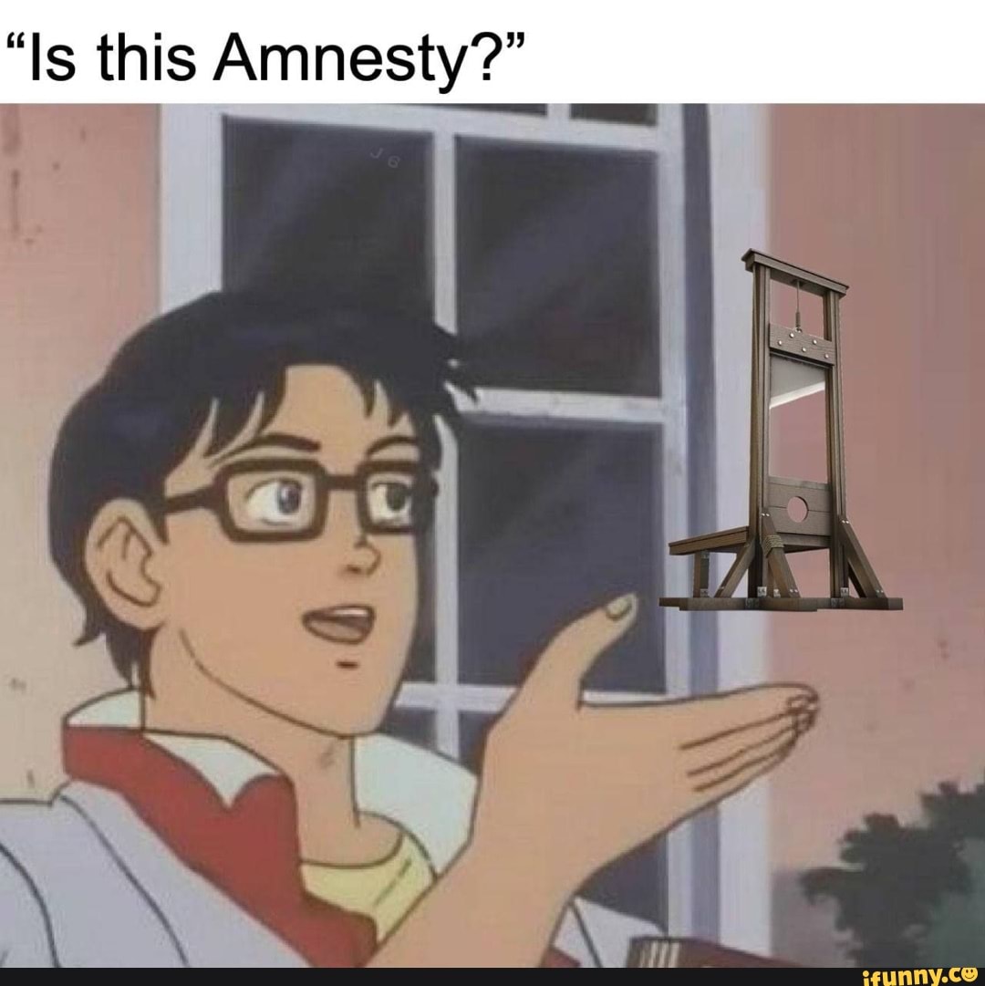 "Is this Amnesty?" - iFunny