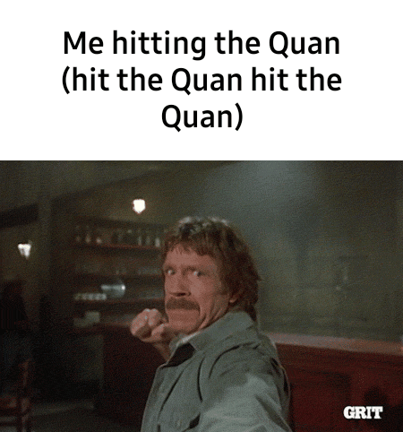 Me hitting the Quan (hit the Quan hit the Quan) - iFunny