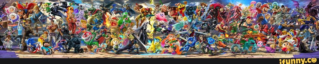 This is the complete mural for smash ultimate. this is the highest ...