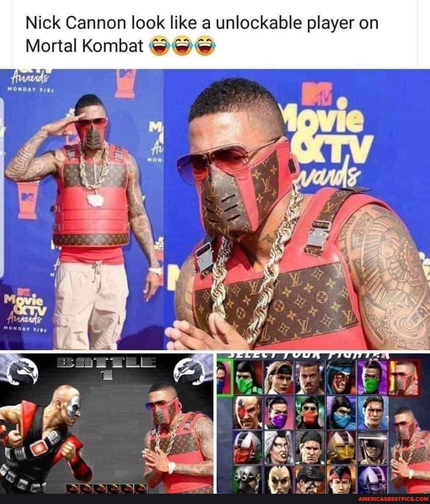 Nick Cannon look like a unlockable player on Mortal Kombat - America’s ...
