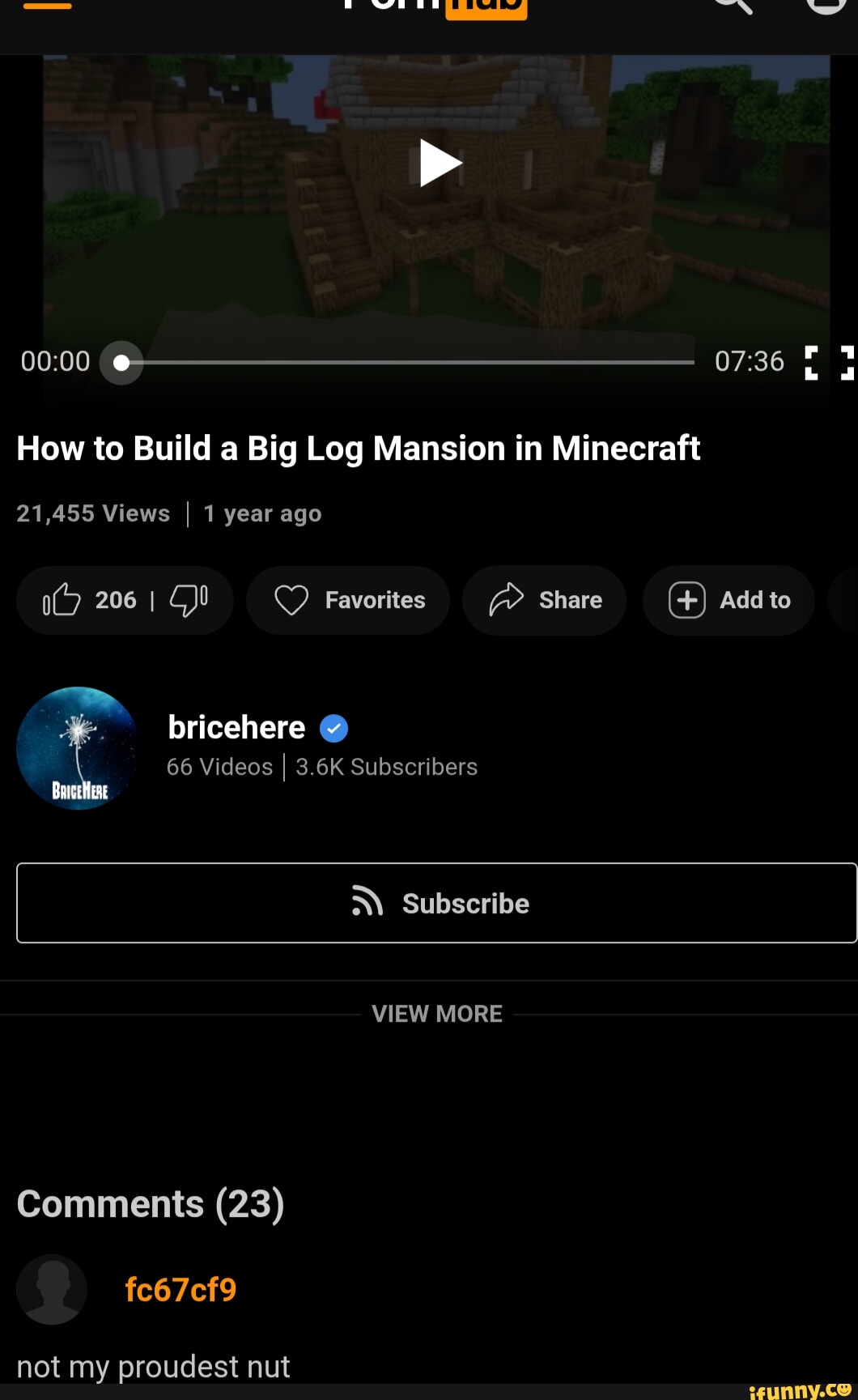 How to Build a Big Log Mansion in Minecraft 21,455 Views I 1 year ago ...