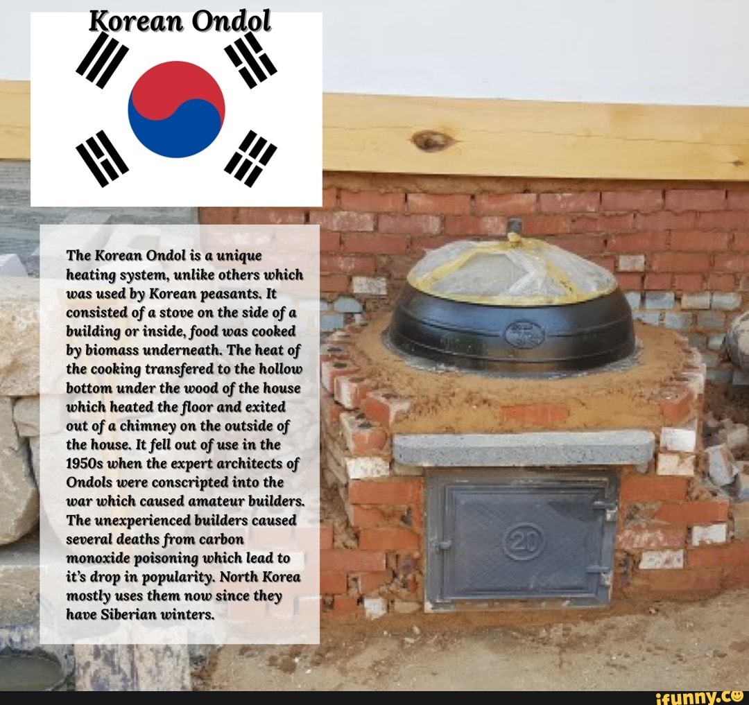 Korean Ondol The Korean Ondol is a unique heating system, unlike others ...