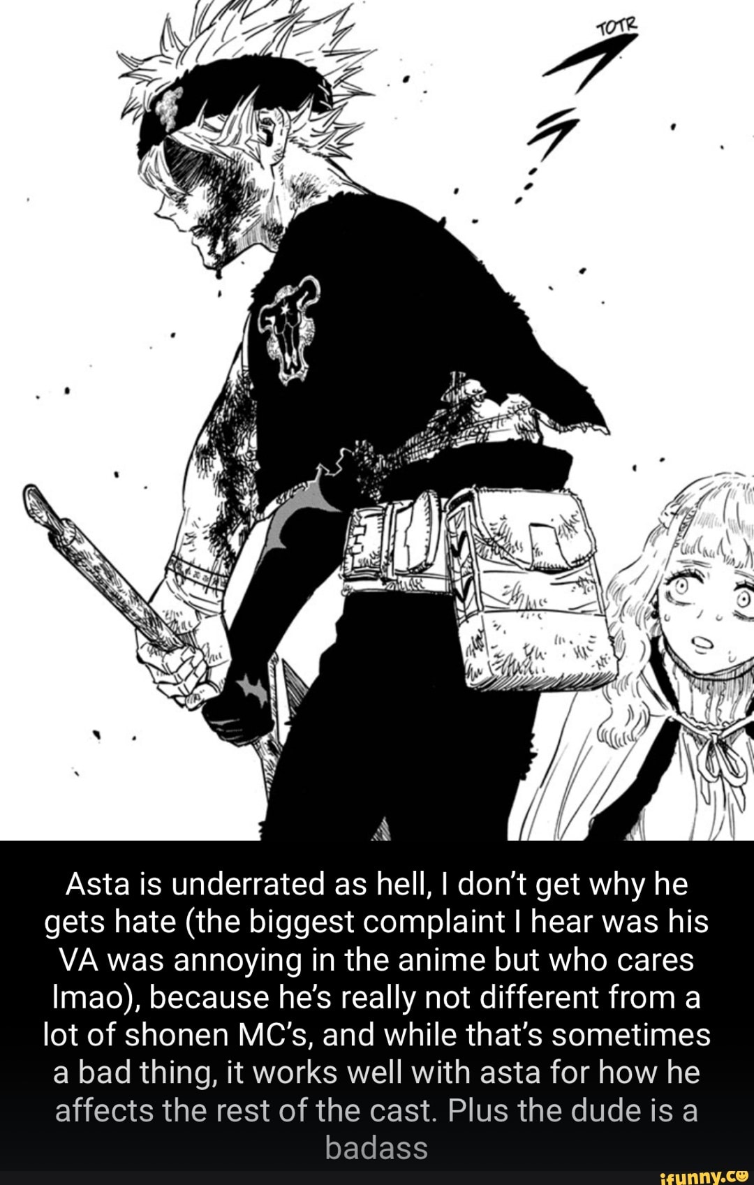 Asta is underrated as hell, I don't get why he gets hate (the biggest ...