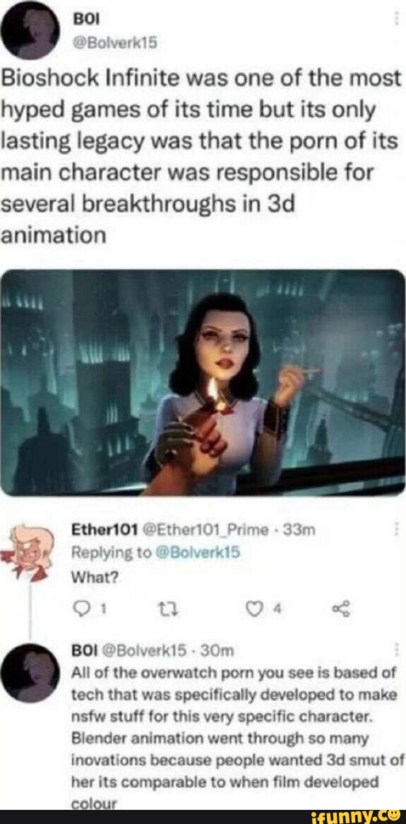 Bolverk15 Bioshock Infinite was one of the most hyped games of its time ...