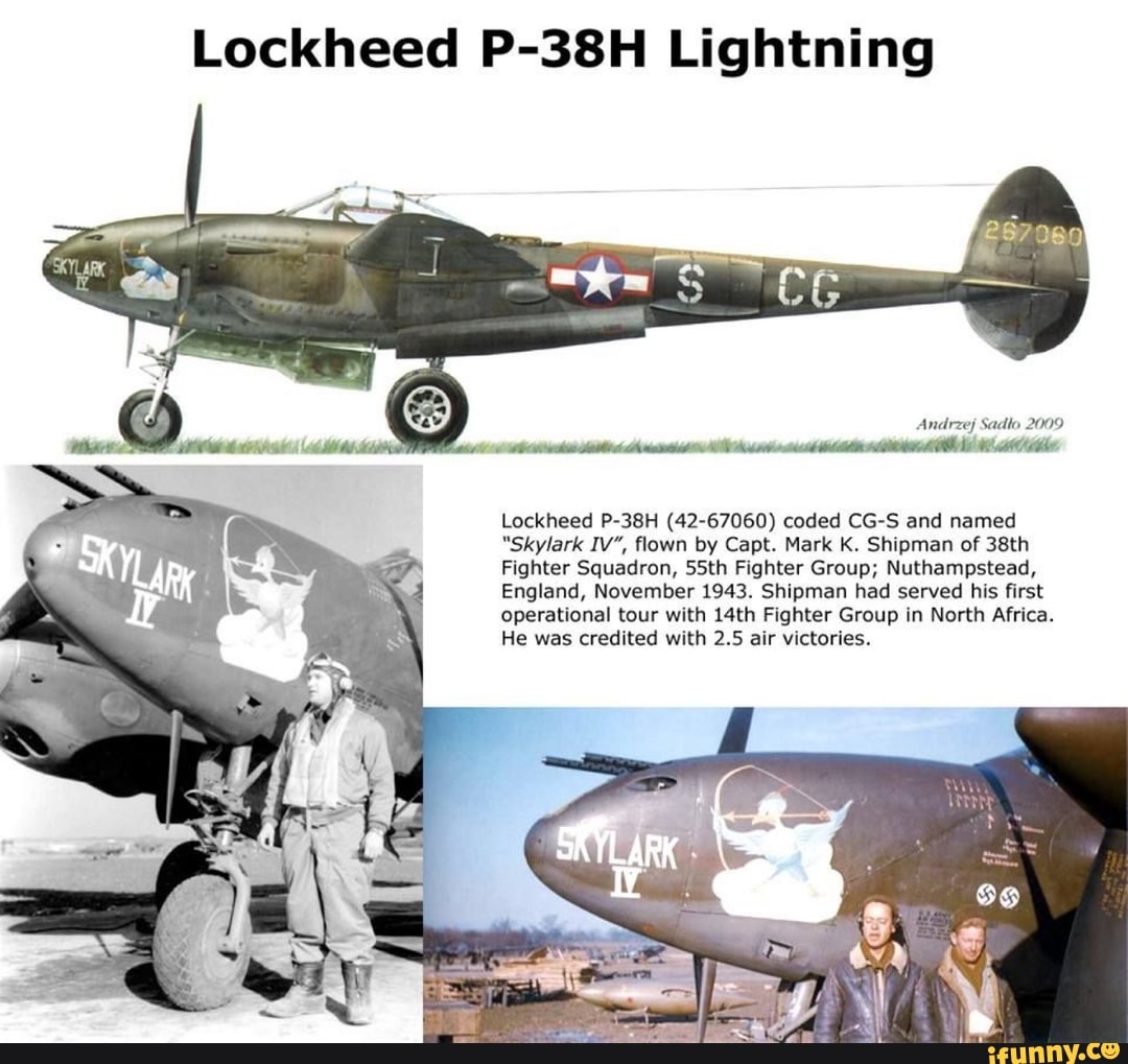 Lockheed P-38H Lightning Andrzej Sadto 2009 AL Lockheed P-38H (42-67060 ...