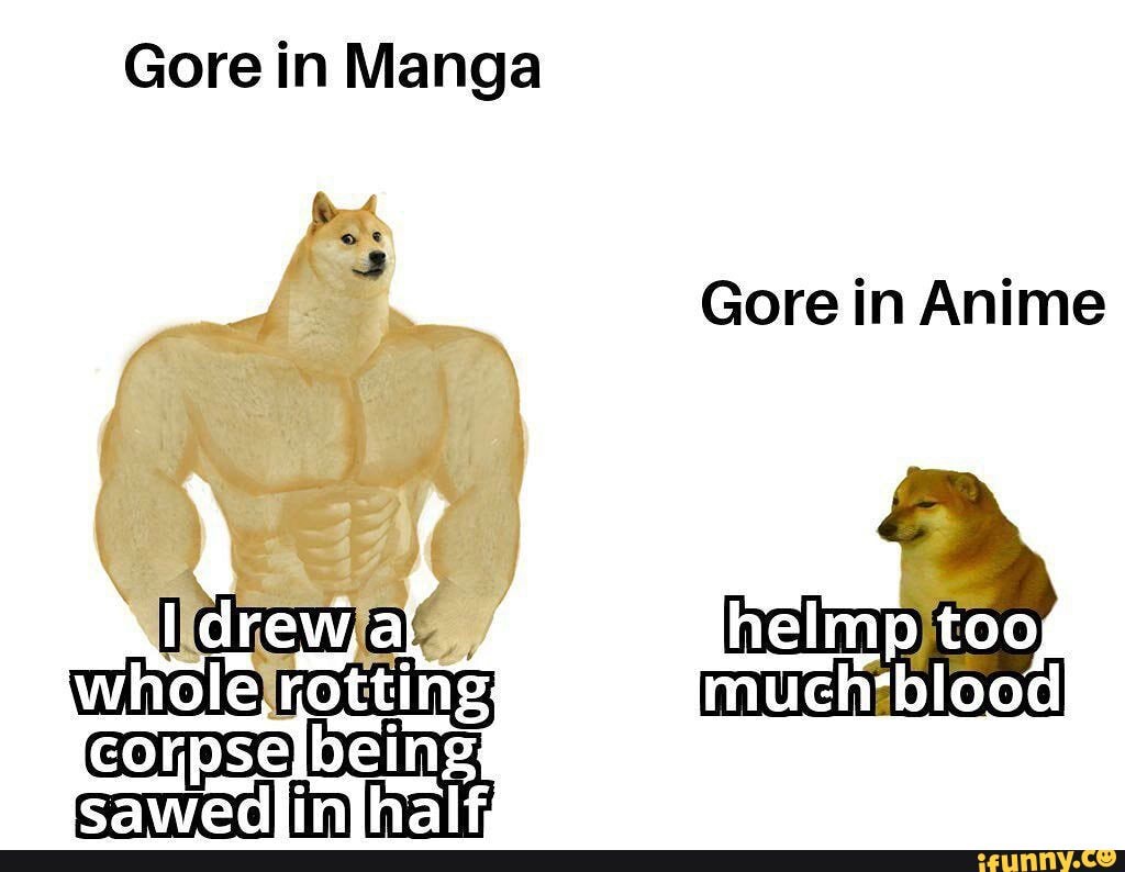 Gore in Manga Gore in Anime Corpse seypein - iFunny