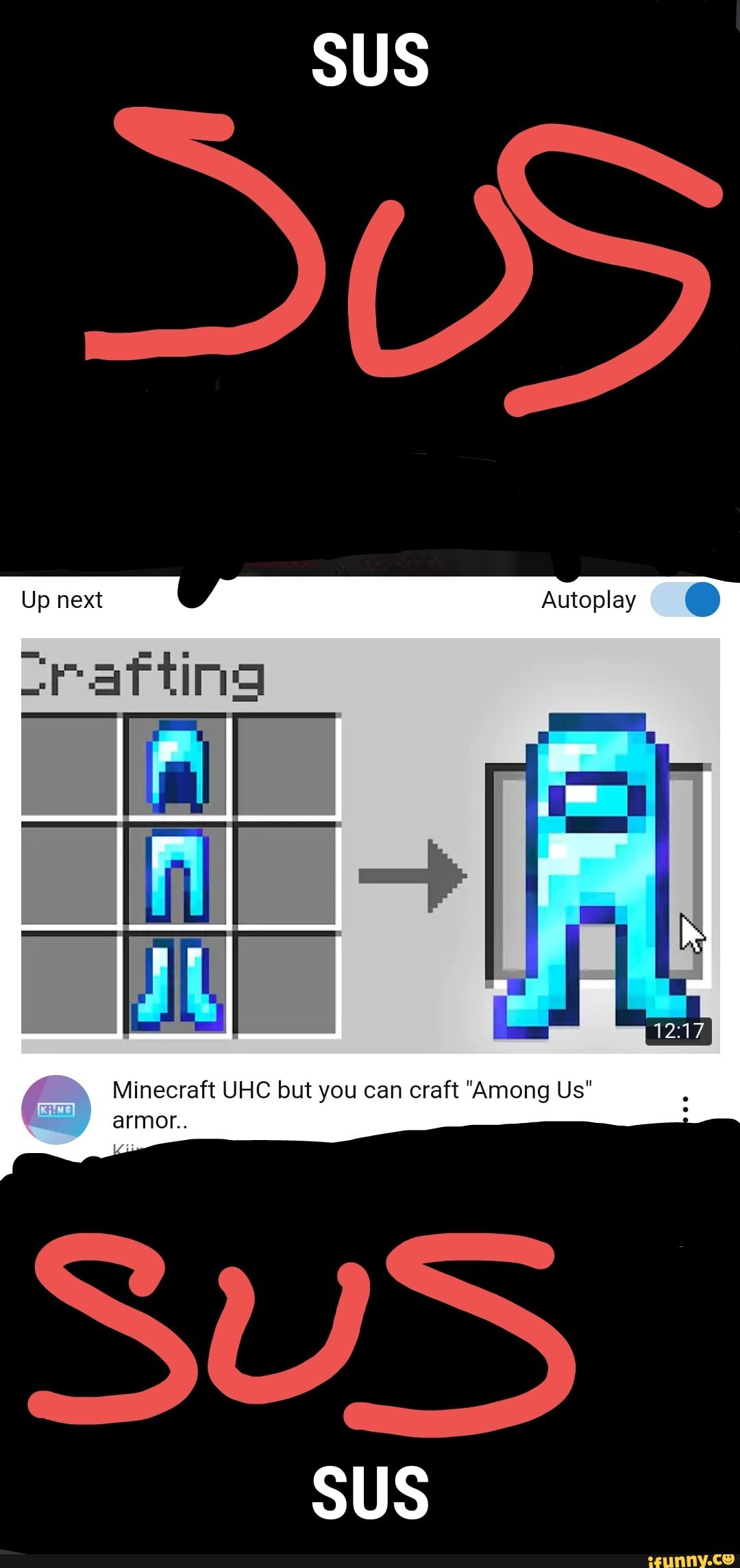 Sus Minecraft Blank Template Imgflip, 55% OFF