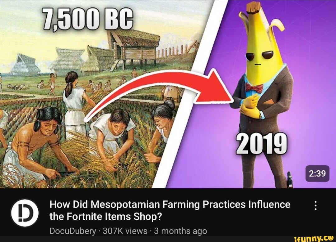 How Did Mesopotamian Farming Practices Influence the Fortnite ltems ...