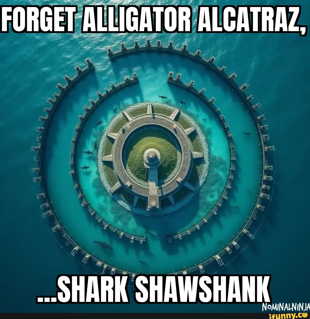 FORGET ALLIGATOR ALCATRAZ, SHAW SHARK SHAWSHANK NoMINALNINJA - iFunny