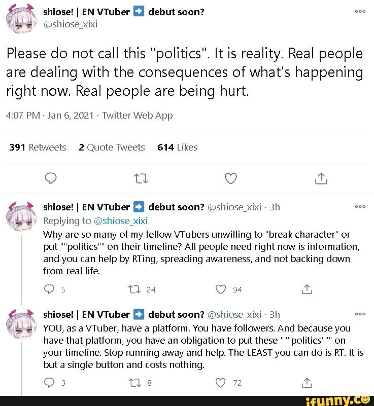 Vtubers rise up - & shiose! I EN VTuber debut soon? @shiose xixi Please ...