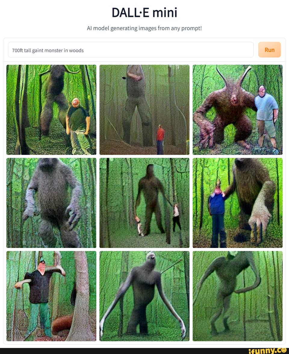 Monster - ALLE mini Al model generating images from any prompt! 700ft ...