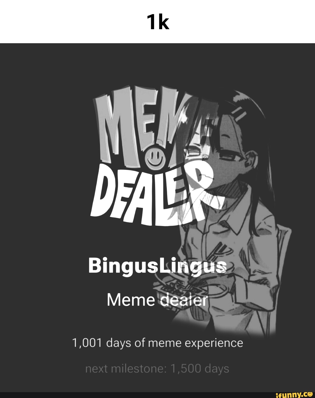 Bing Meme 'wk 1,001 days of meme experience - iFunny