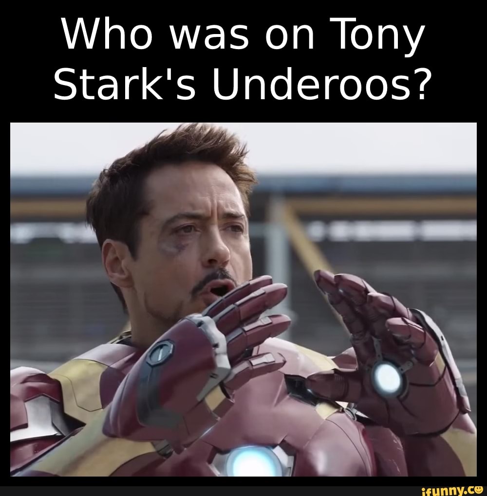 Underoos is what Iron Man calls Spider-Man. So Underoos (superhero ...