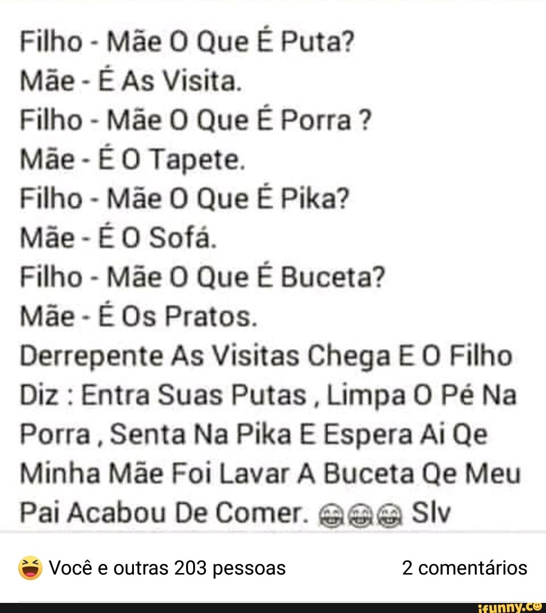 Filho Mãe O Que É Puta Mãe É As Visita Filho Mãe O Que É Porra