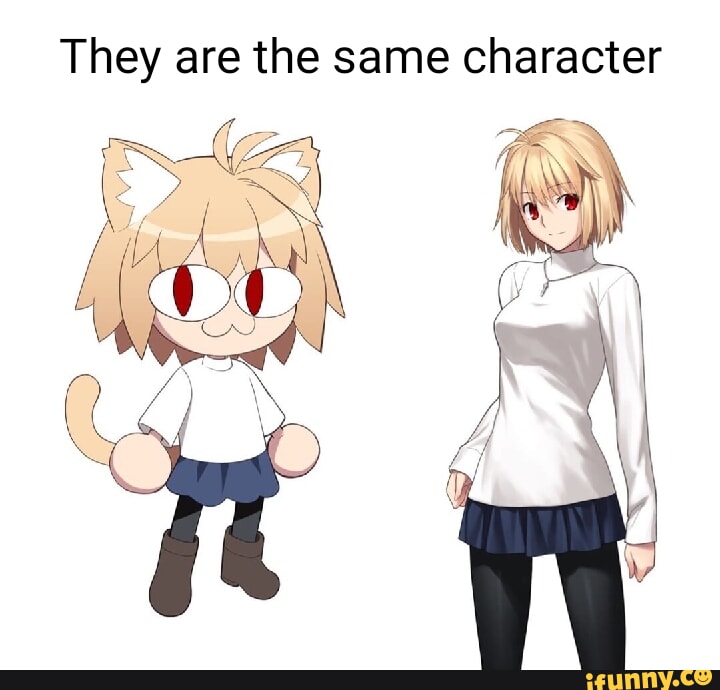 They are the same character - iFunny